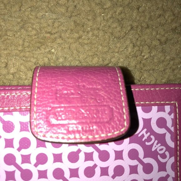 Coach | Bags | Authentic Vintage Coach Wallet In Hot Pink | Poshmark